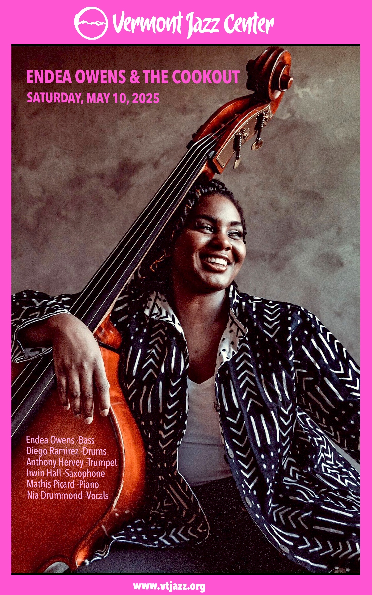 Endea Owens and the Cookout - Vermont Jazz Center